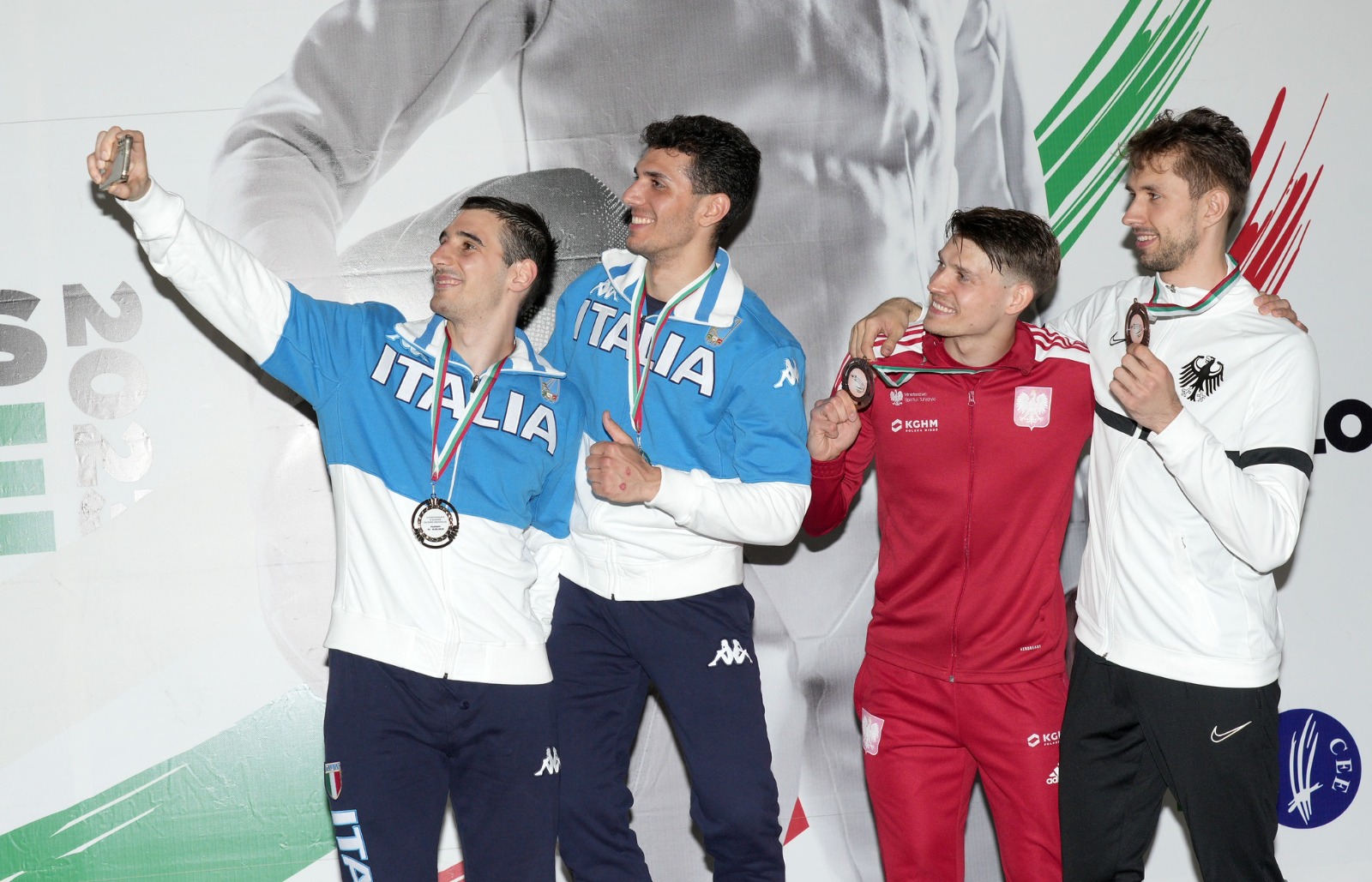CAMPIONATI EUROPEI DI SCHERMA PLOVDIV 2023, FEDERICO VISMARA ARGENTO ...