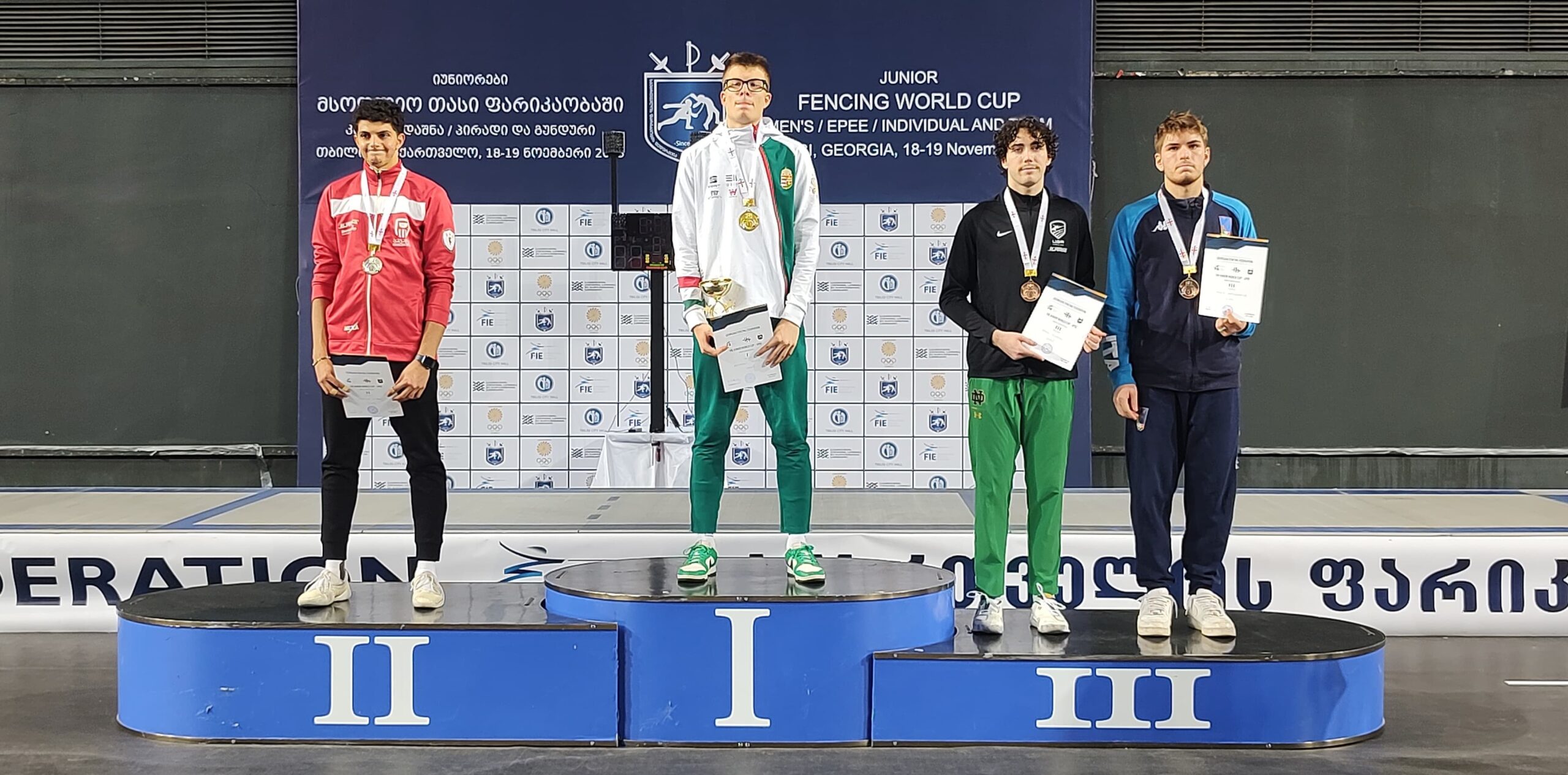 COPPA DEL MONDO UNDER 20 DI SPADA MASCHILE – PRIMO PODIO AZZURRINO ...